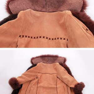 Vintage 70s Jonathan Legault Shearling Fur and Suede Brown Penny Lane ...