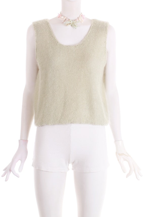 Vintage fuzzy green mohair - Gem