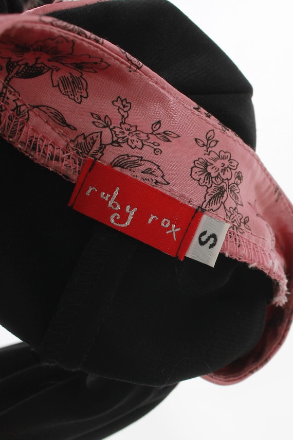 90s Y2K Ruby Rox Cheongsam Mini Dress Pink and Black … - Gem