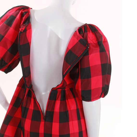 1980s Billy Jack for Her Red and Black Checkered Taff… - Gem