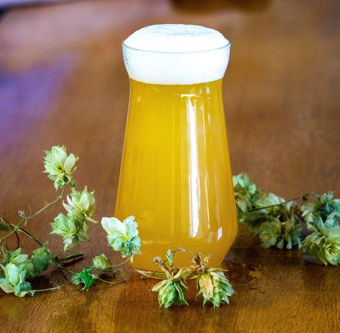 HAZY Ipa Glass Handmade Glassware - Etsy UK