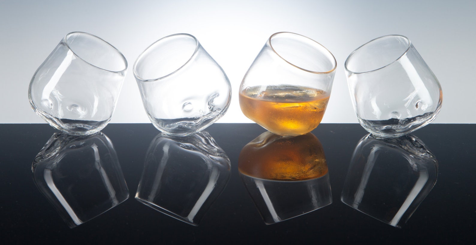 Limestone Glass Set of 4 Handmade Rocks Glassware - Etsy