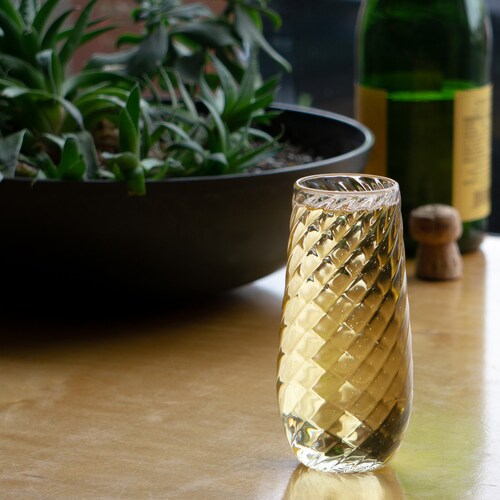 FANCY Wobble Glass Handmade Beer/whiskey/wine Glassware - Etsy