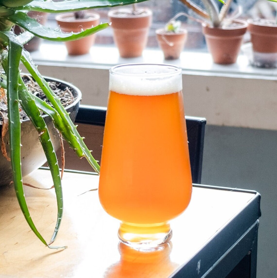 The 14-er Beer Glass Handmade Glassware - Etsy