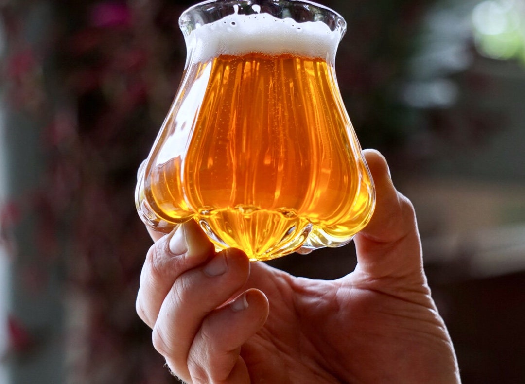 FANCY Wobble Glass Handmade Beer/whiskey/wine Glassware - Etsy