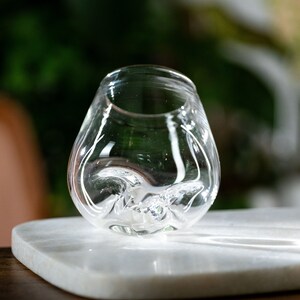 Limestone Glass, Set of 4, Handmade Rocks Glassware - Etsy