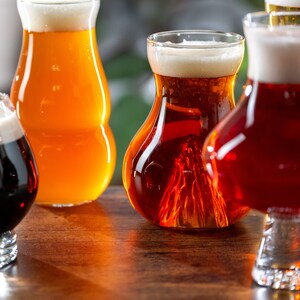 Select Craft Beer Glasses Set: Pretentious Beer Glassware - Etsy