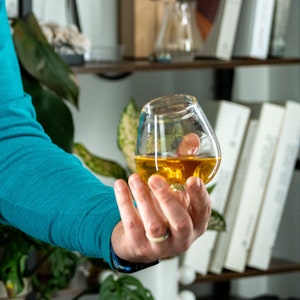 Limestone Glass, Set of 4, Handmade Rocks Glassware - Etsy