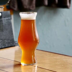 Tulip Beer Glass Handmade Glassware - Etsy