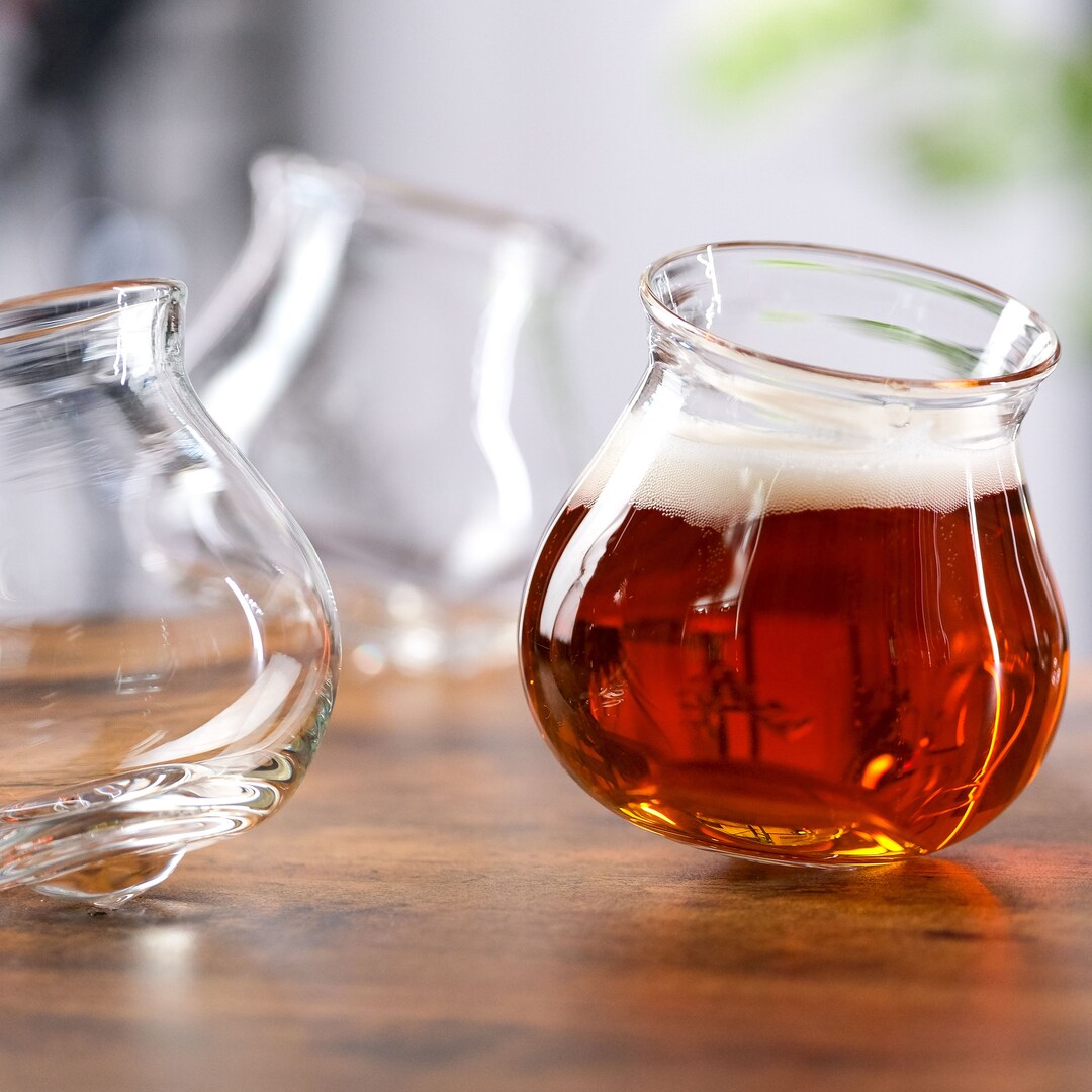 Set of Four, Da Wobble Glass - Etsy