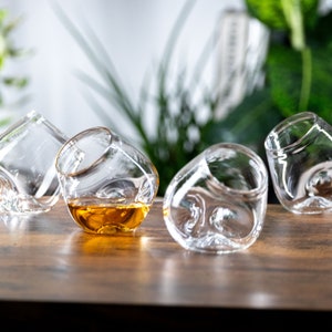 Limestone Glass, Set of 4, Handmade Rocks Glassware - Etsy