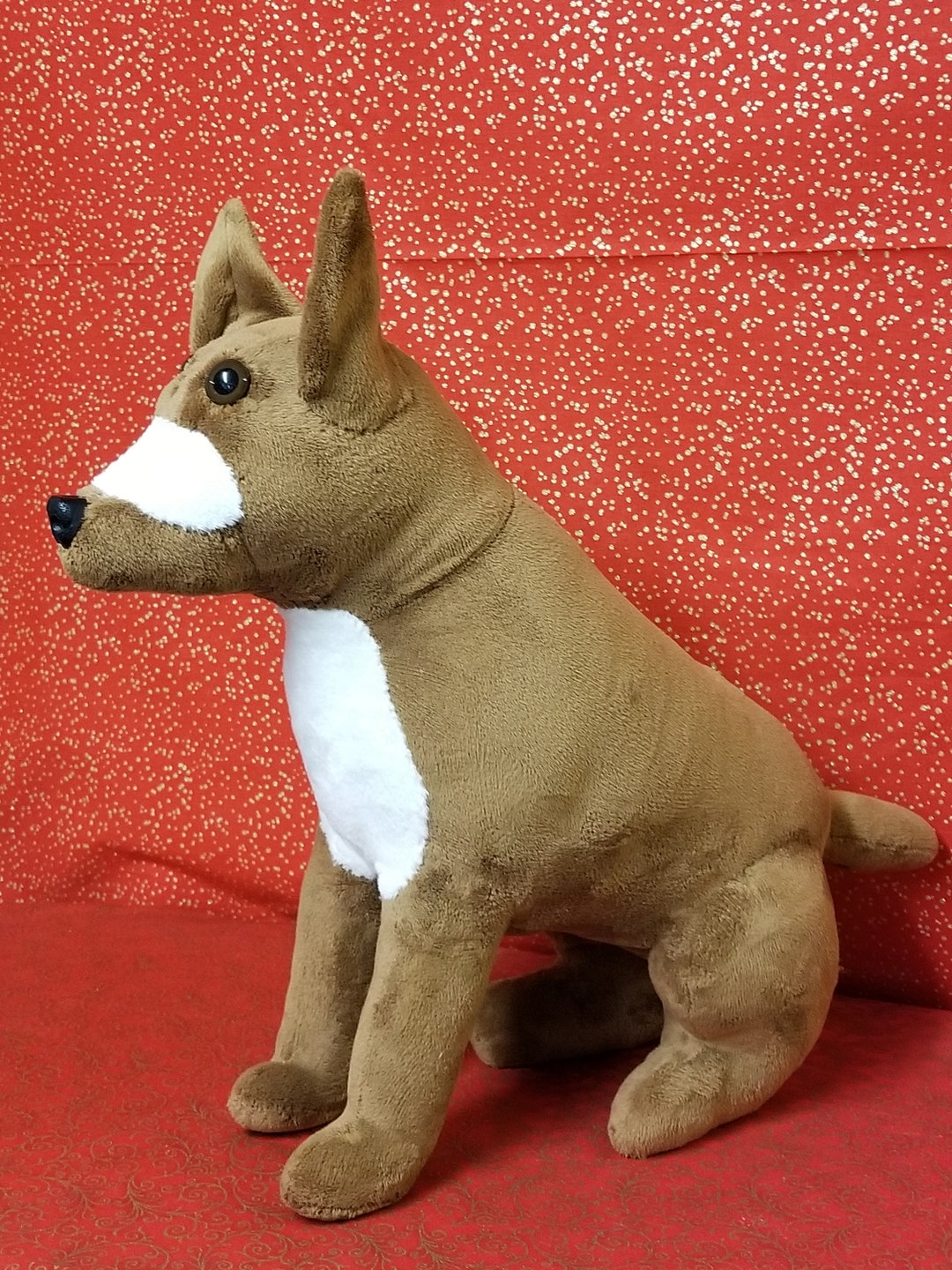 Plush Dog With White Spots. Base Dog for the Mabari Hound From Dragon ...