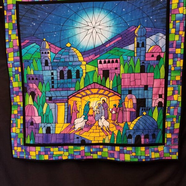 Stained Glass Quilt - Etsy