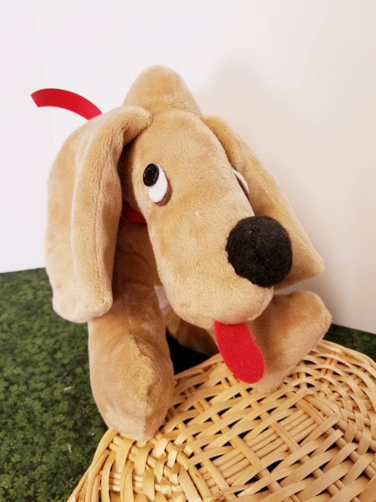 Morgan Plush in a Golden Tan Minky Fabric. 14 Inches Long From Tail to ...