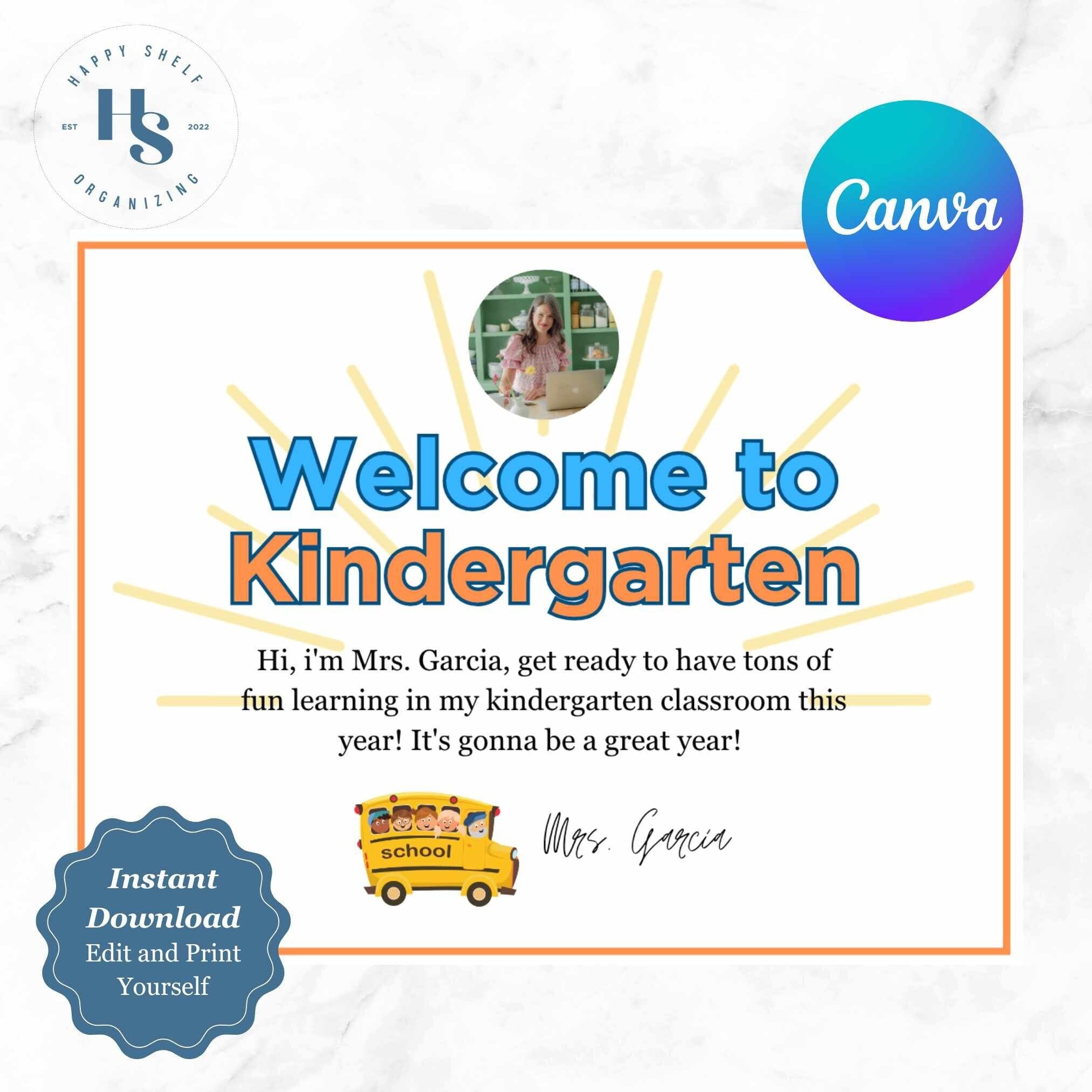 First Day of School Teacher Postcard to Students, Sunshine Theme ...