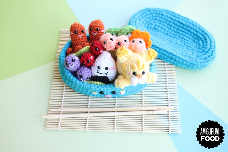 Crochet PATTERN Bento Box Crochet Pattern Amigurumi Food - Etsy