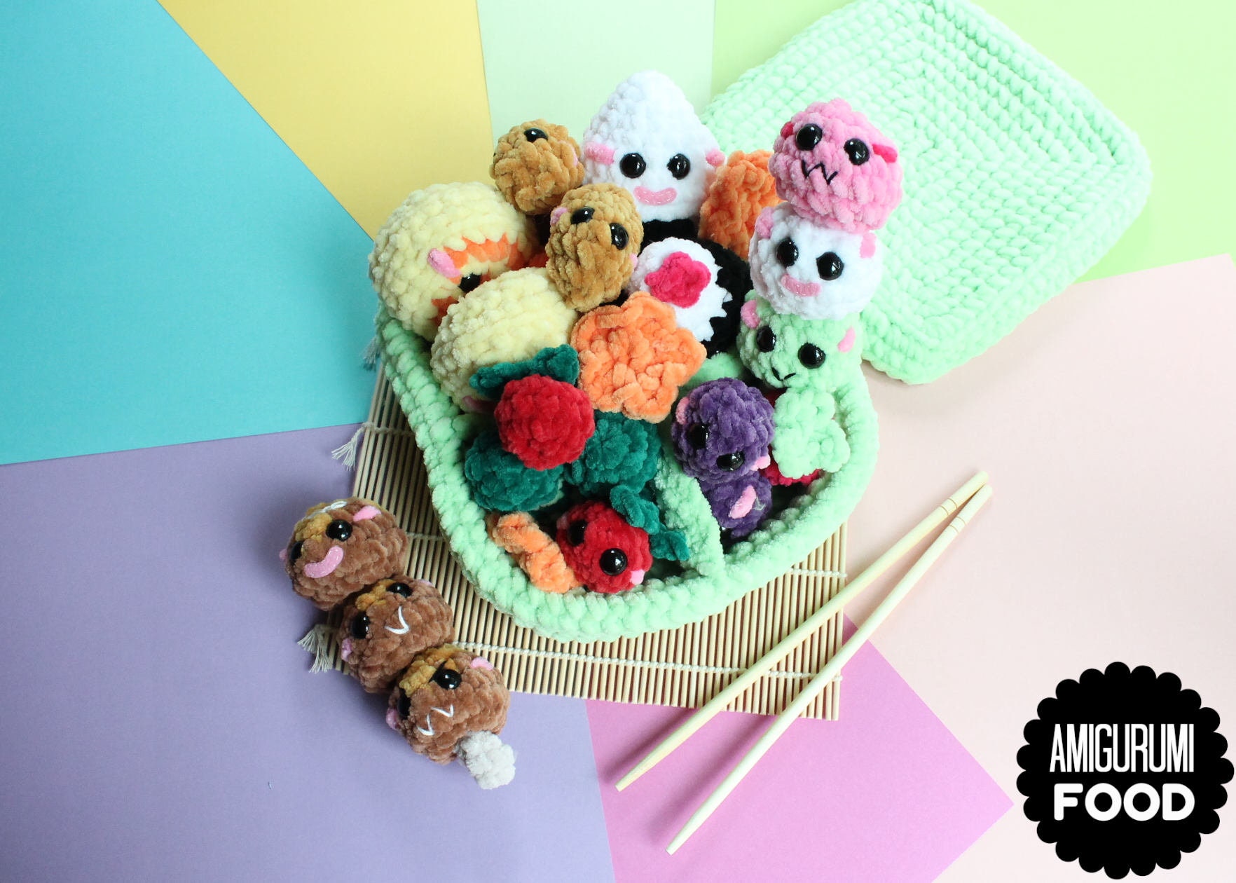 Crochet Pattern Square Bento Box Chenille Yarn/ Fluffy Bulky | Etsy