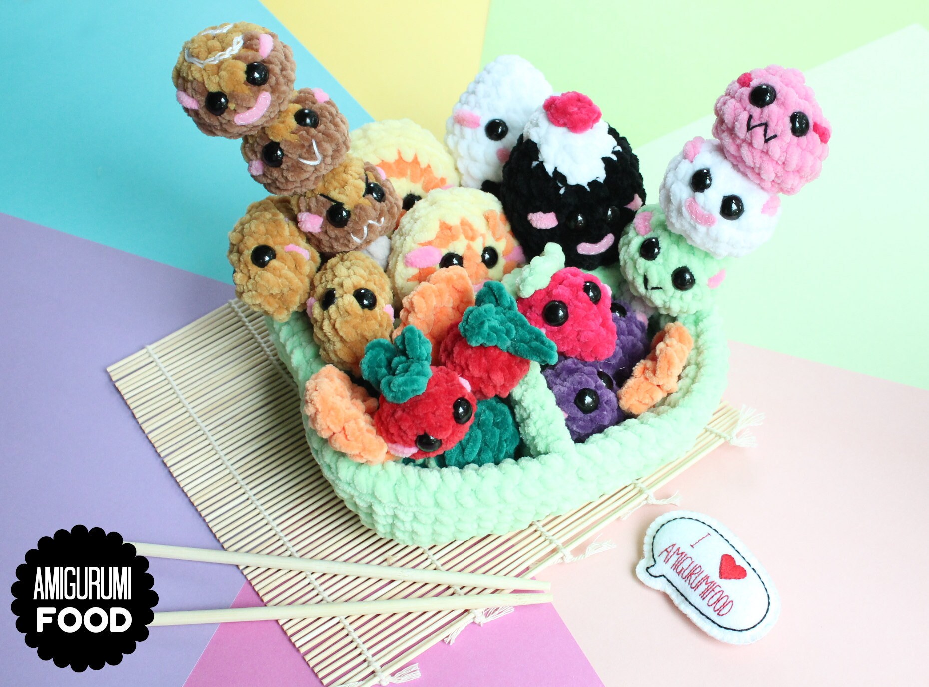 Crochet Pattern Square Bento Box Chenille Yarn/ Fluffy Bulky | Etsy