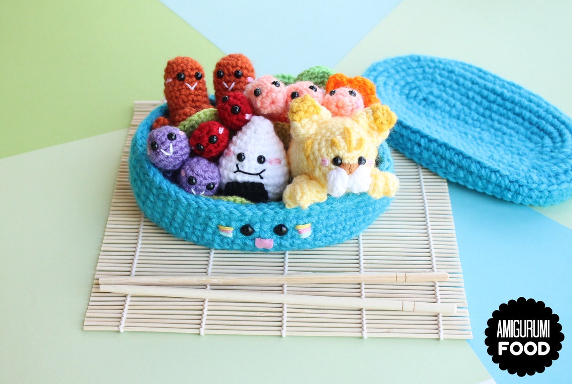 Crochet PATTERN Bento Box Crochet Pattern Amigurumi Food - Etsy