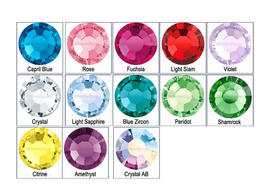Swarovski Hot Fix Crystals SS 10 - Etsy