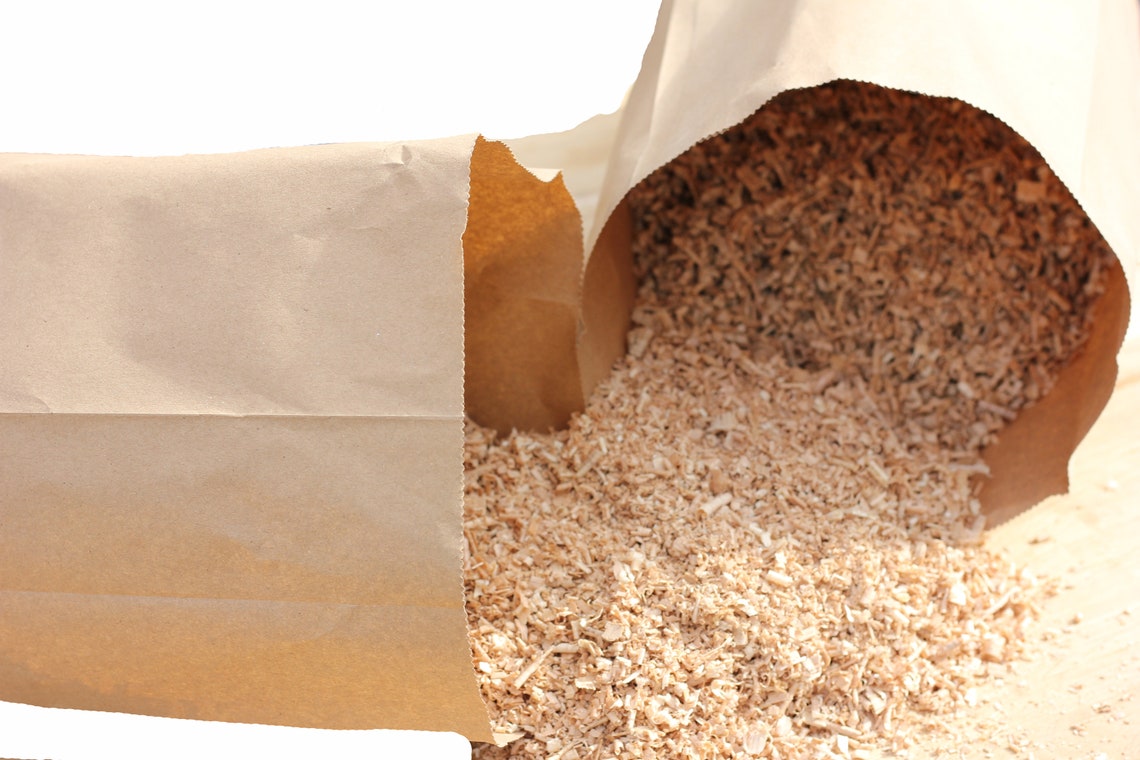 Oak shavings for smokers and barbecues | Etsy