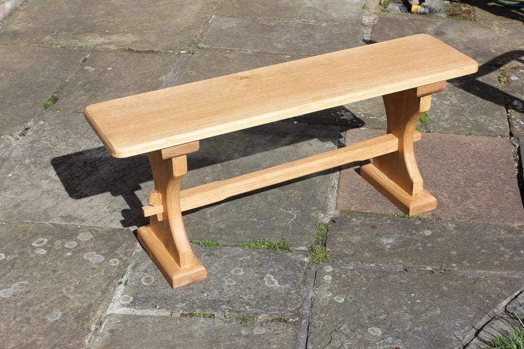 Refectory Bench in Solid Oak - Etsy
