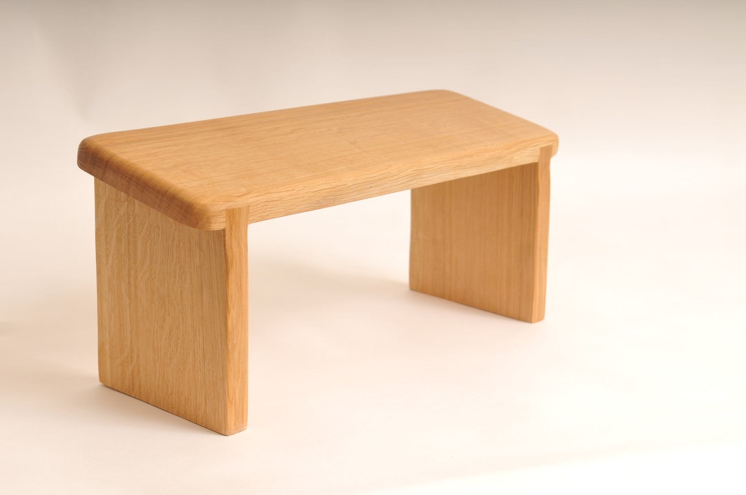 Meditation Stool With Fixed Legs - Solid Oak - Etsy UK