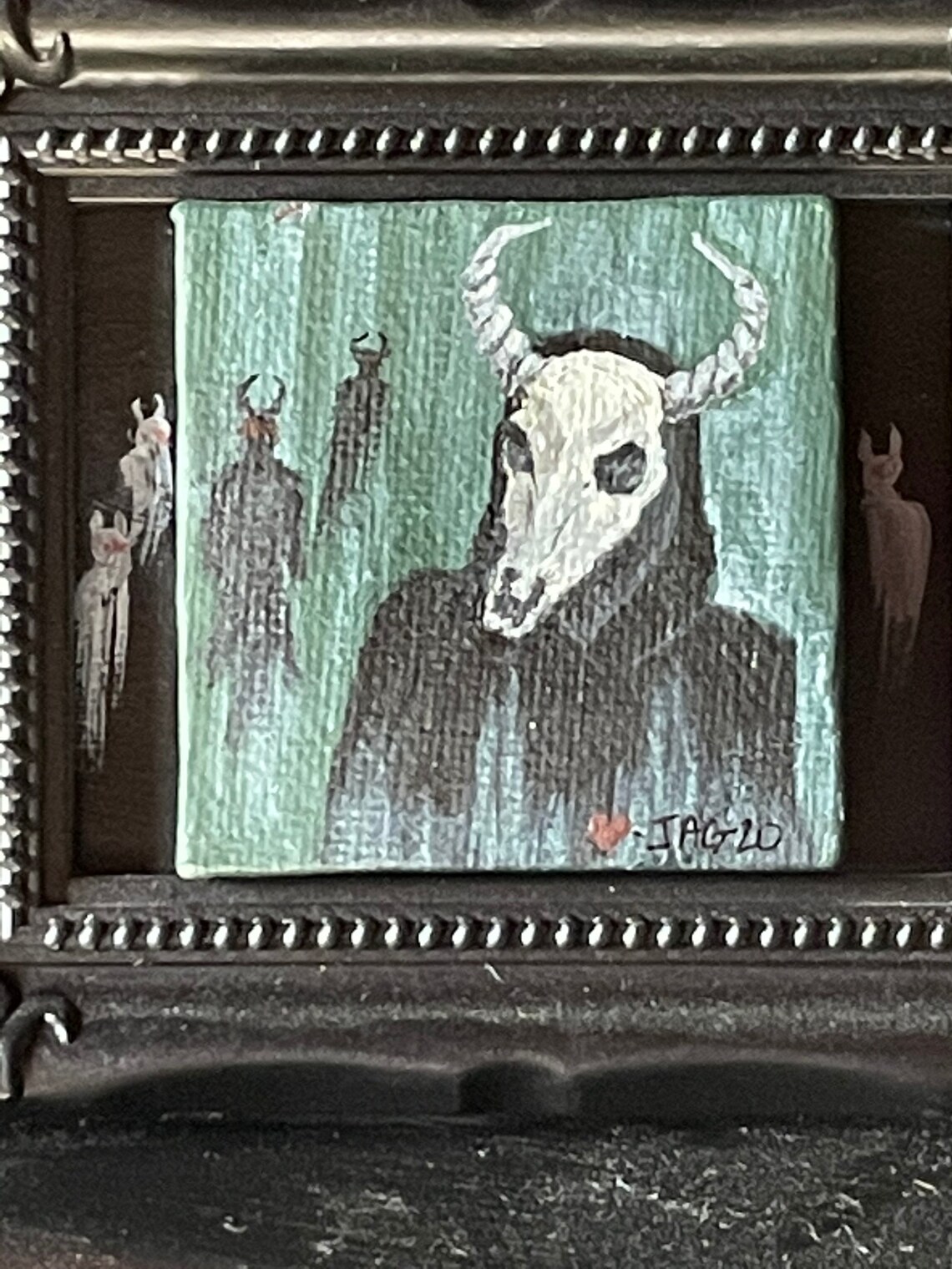 Mini painting The Cult | Etsy