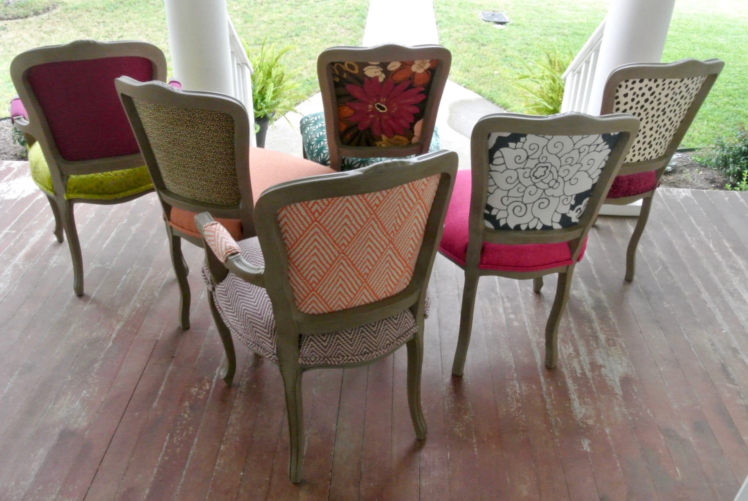 Eclectic Boho Dining Chairs - Etsy