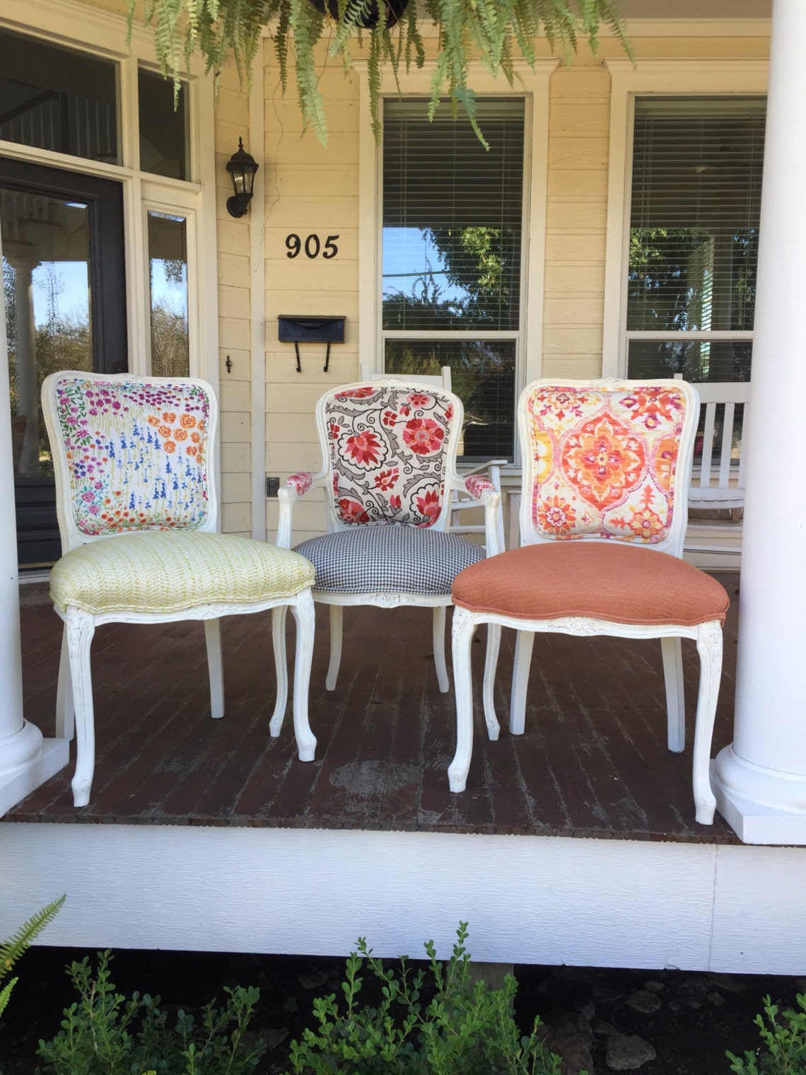 Eclectic Boho Dining Chairs - Etsy