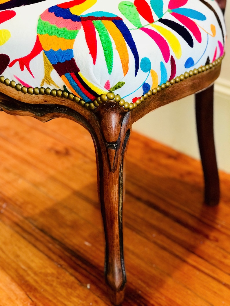 Eclectic Boho Side Chair - Etsy