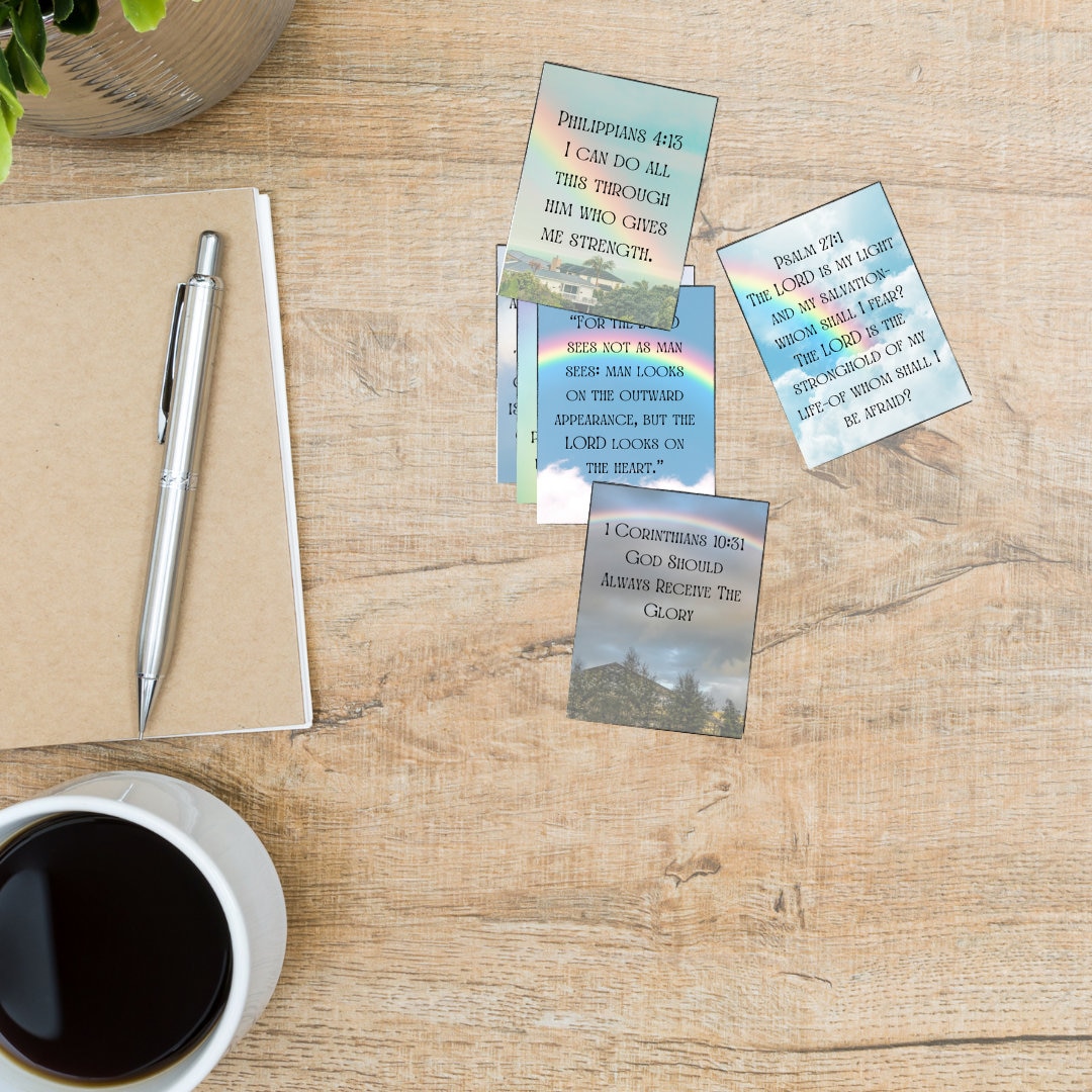 Printable Devotional Cards, Faith Based Gift, Printable Scriptures ...