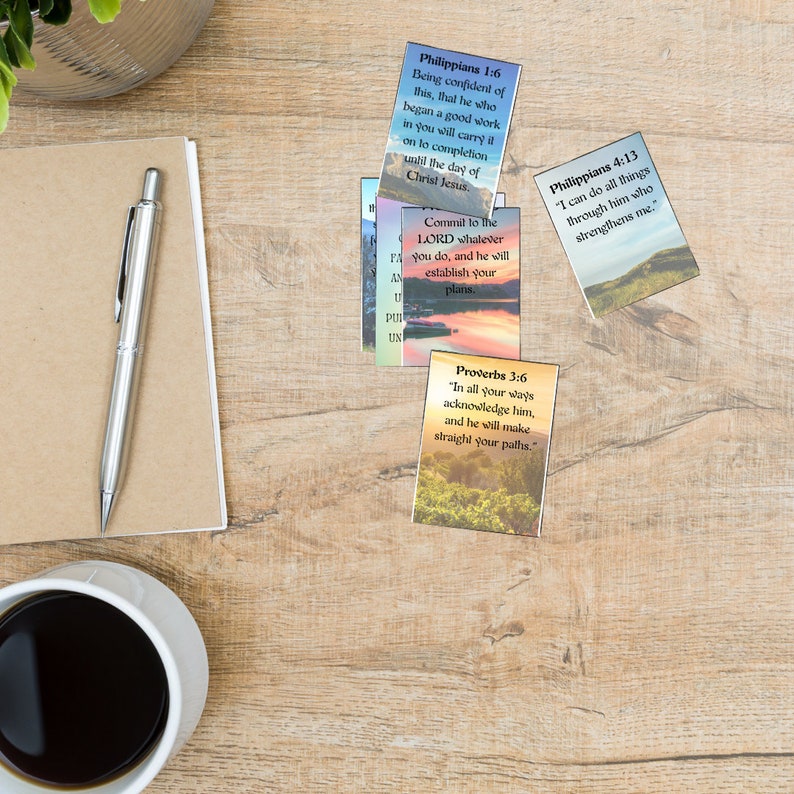 Daily Devotional Printable Cards, Faith Based Gift, Printable ...