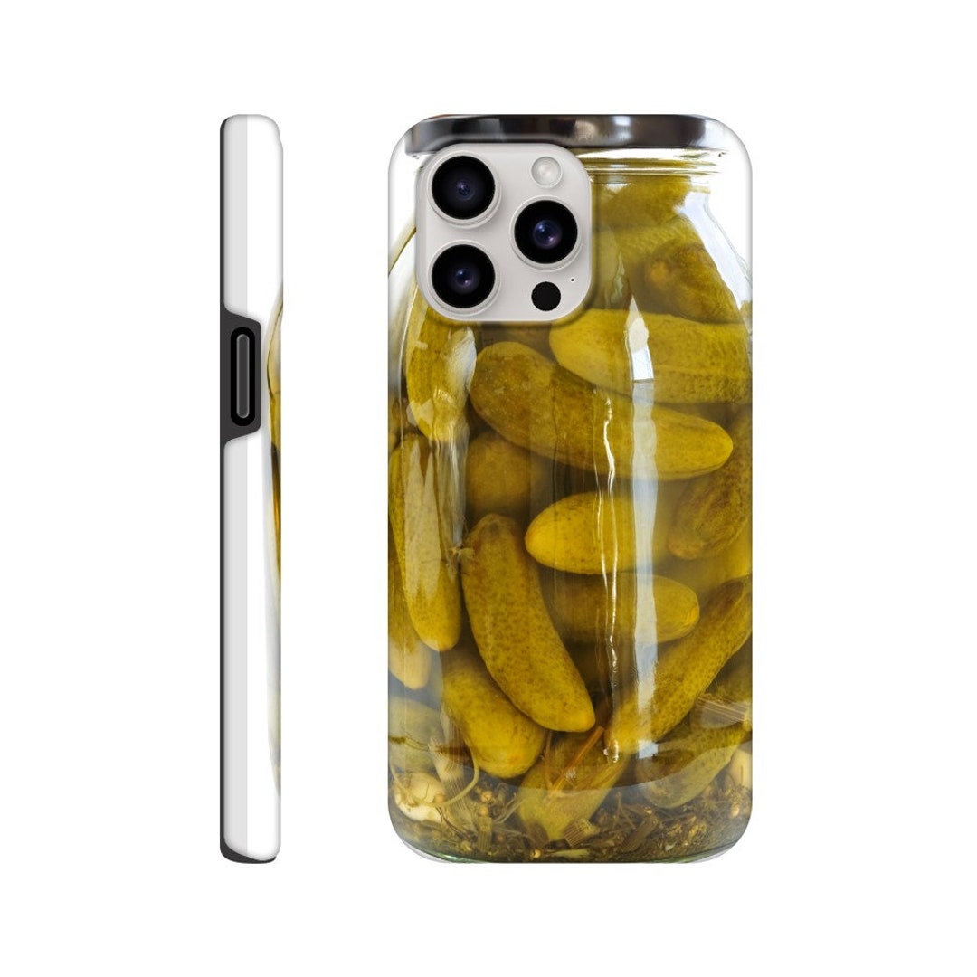 Pickle Jar Phone Case for iPhone & Galaxy Phone Models 2 Piece Tough ...
