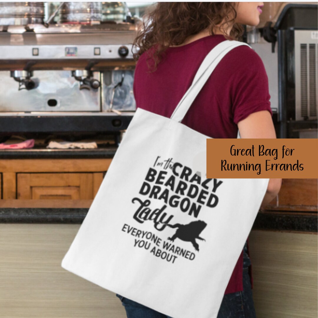 Bearded Dragon Classic Tote Bag for the Crazy Beardeddragon Lady ...