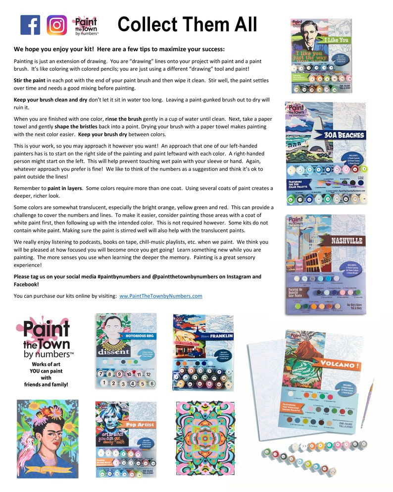 Paint by Number / Frida Kahlo / 8x10 / Craft Kit / DIY / - Etsy