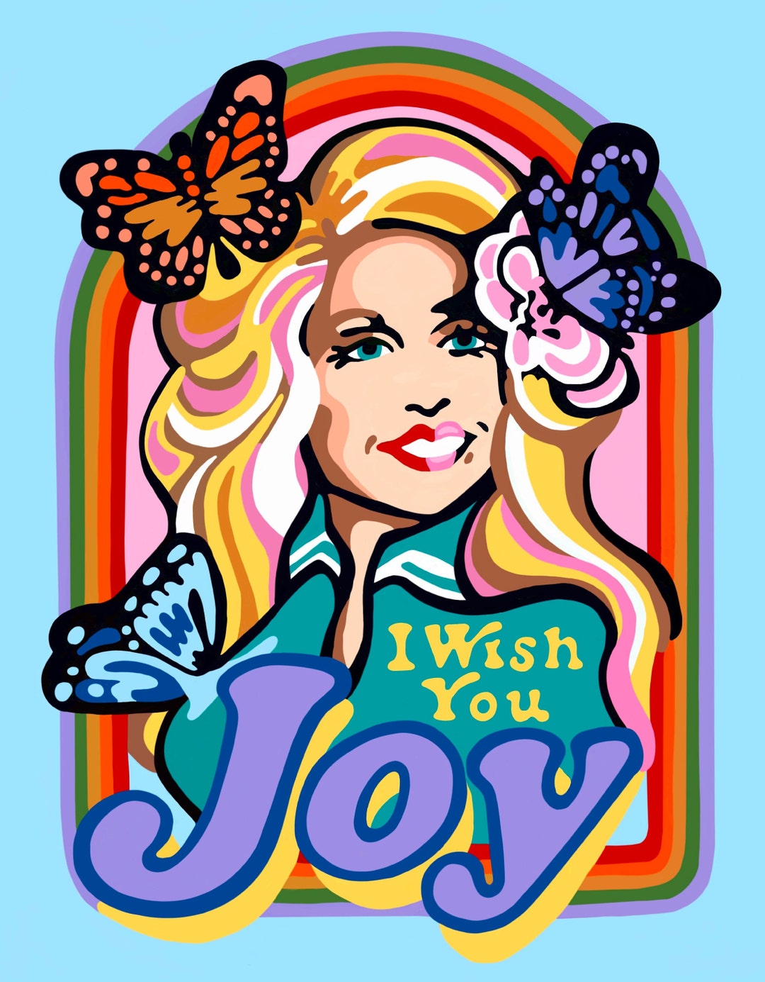 8”x10” Print / I Wish You Joy / Free Shipping / Easy to Frame - Etsy