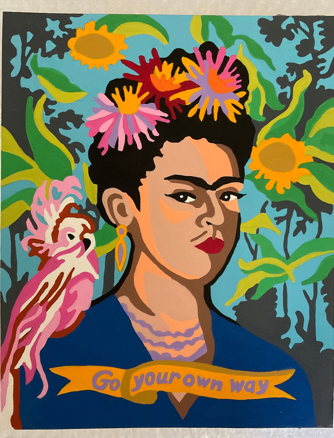 Paint by Number / Frida Kahlo / 8x10 / Craft Kit / DIY / - Etsy