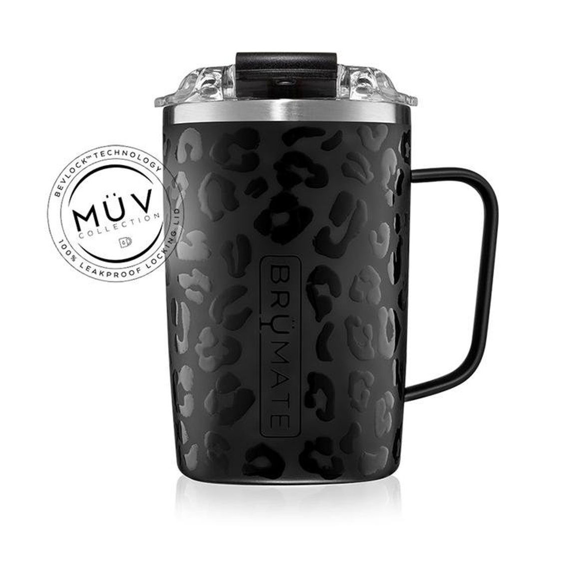 Monogrammed Brumate Toddy in Onyx Leopard 16oz Mug | Etsy