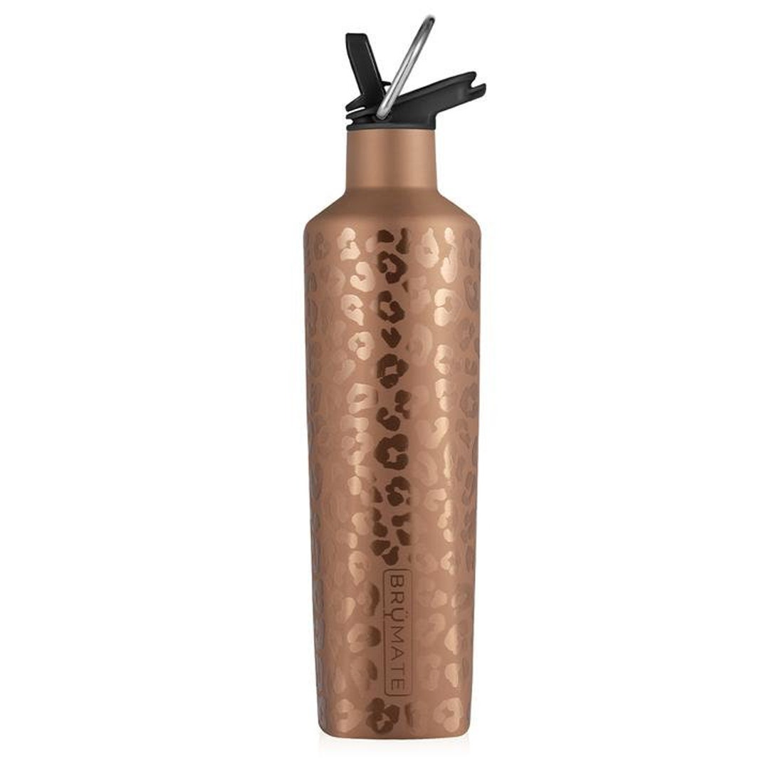 Monogrammed Brumate Rehydration Bottle in Gold Leopard 25oz - Etsy