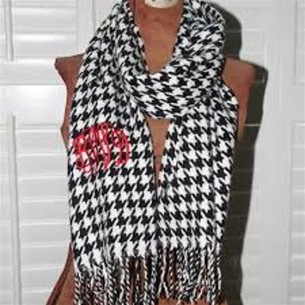 Monogrammed Scarf - Etsy