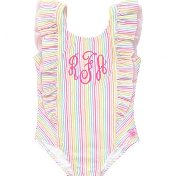 Monogrammed Swimsuit Etsy