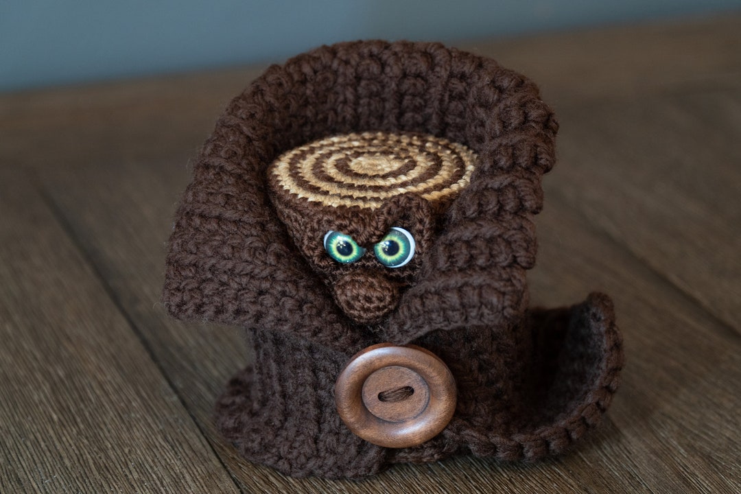 Cute Unique Crochet Tree Stump Pretend Play Imagination Forest Fantasy ...