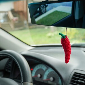 Tiny Chili Pepper Car Rear View Mirror - Etsy