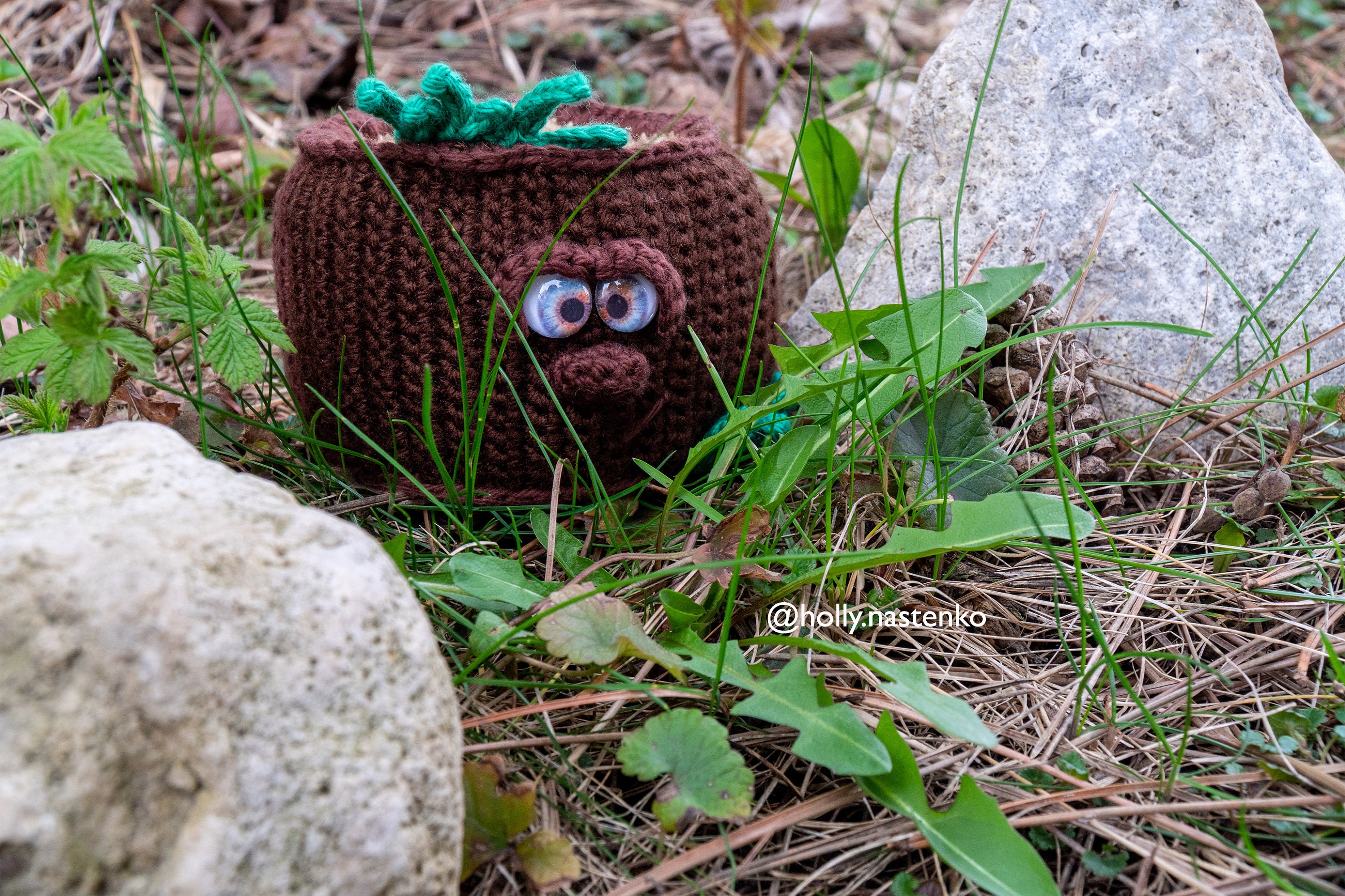 Cute Unique Crochet Tree Stump Pretend Play Imagination Forest - Etsy