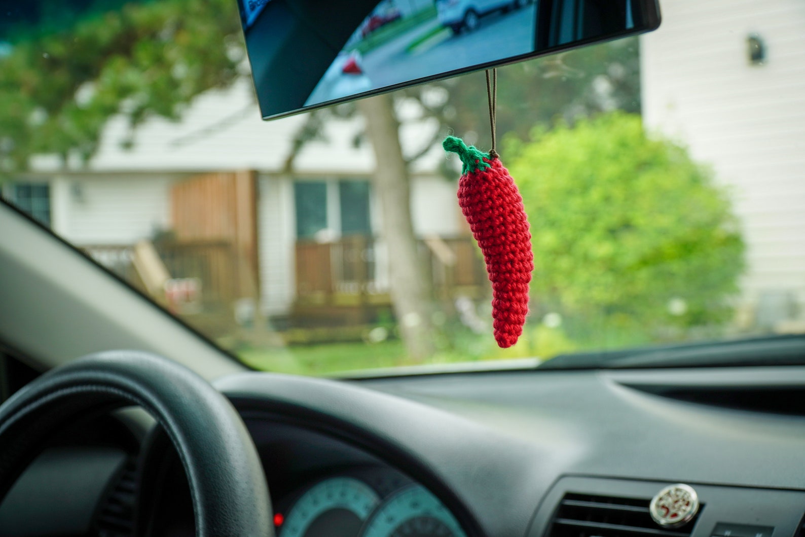 Tiny Chili Pepper Car Rear View Mirror - Etsy