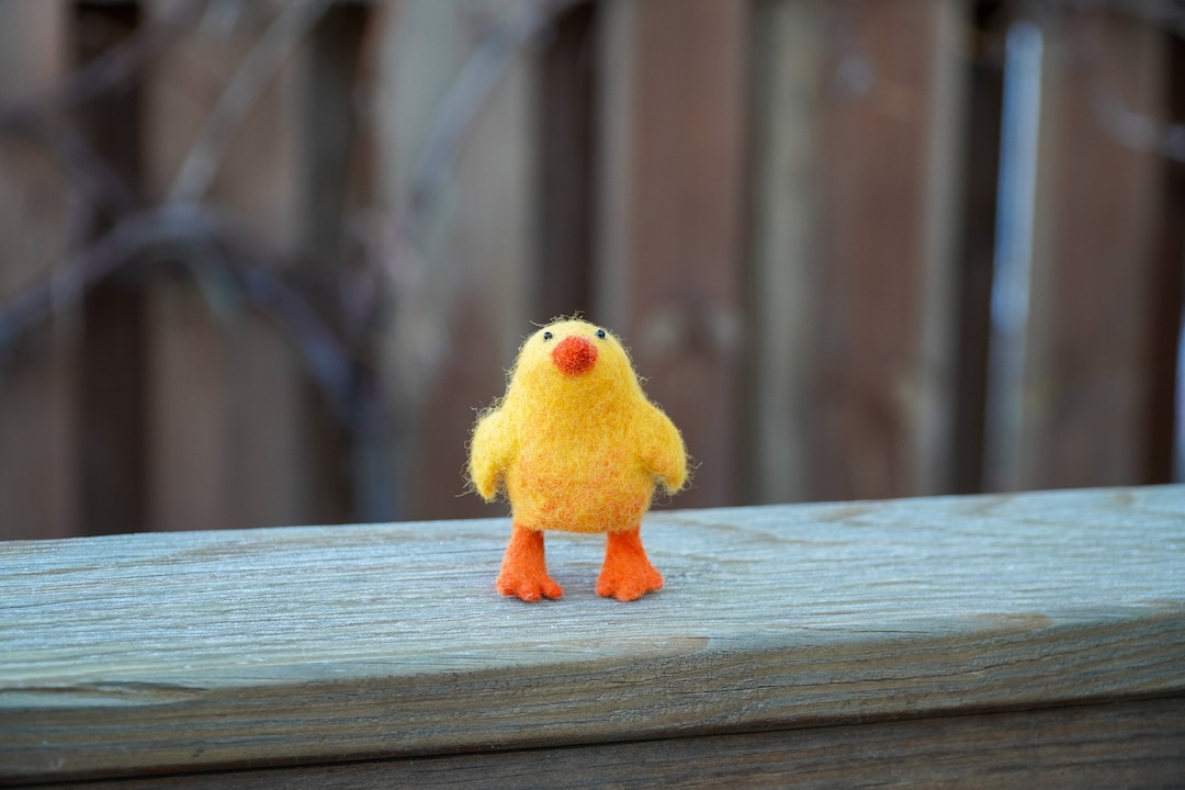 Chicken Finger Puppet Yellow Spring Chick - Etsy