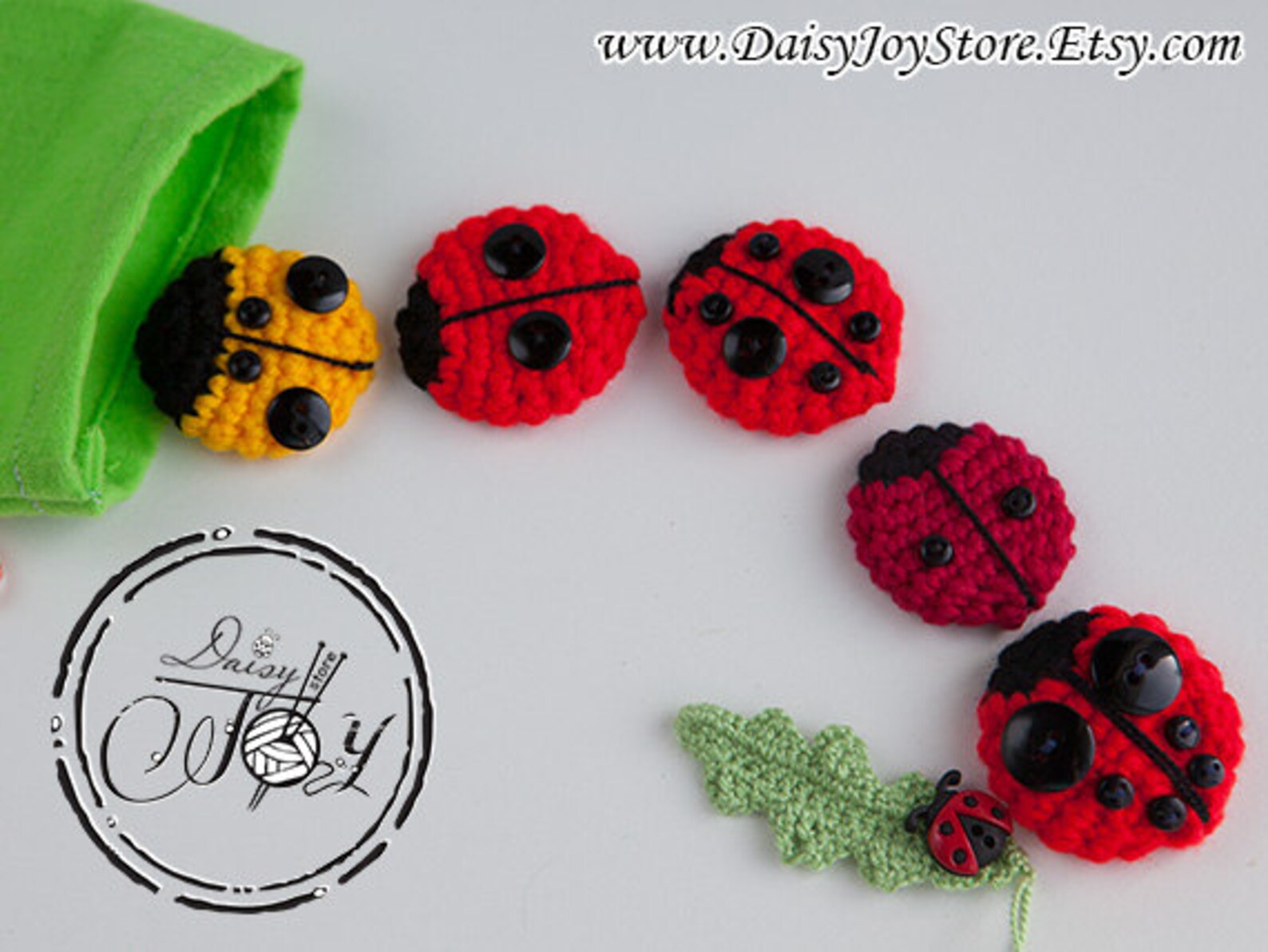 Crochet PDF Pattern Small Crochet Ladybug Ladybird Lady | Etsy