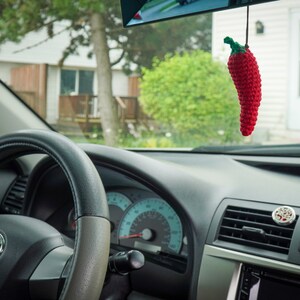 Tiny Chili Pepper Car Rear View Mirror - Etsy