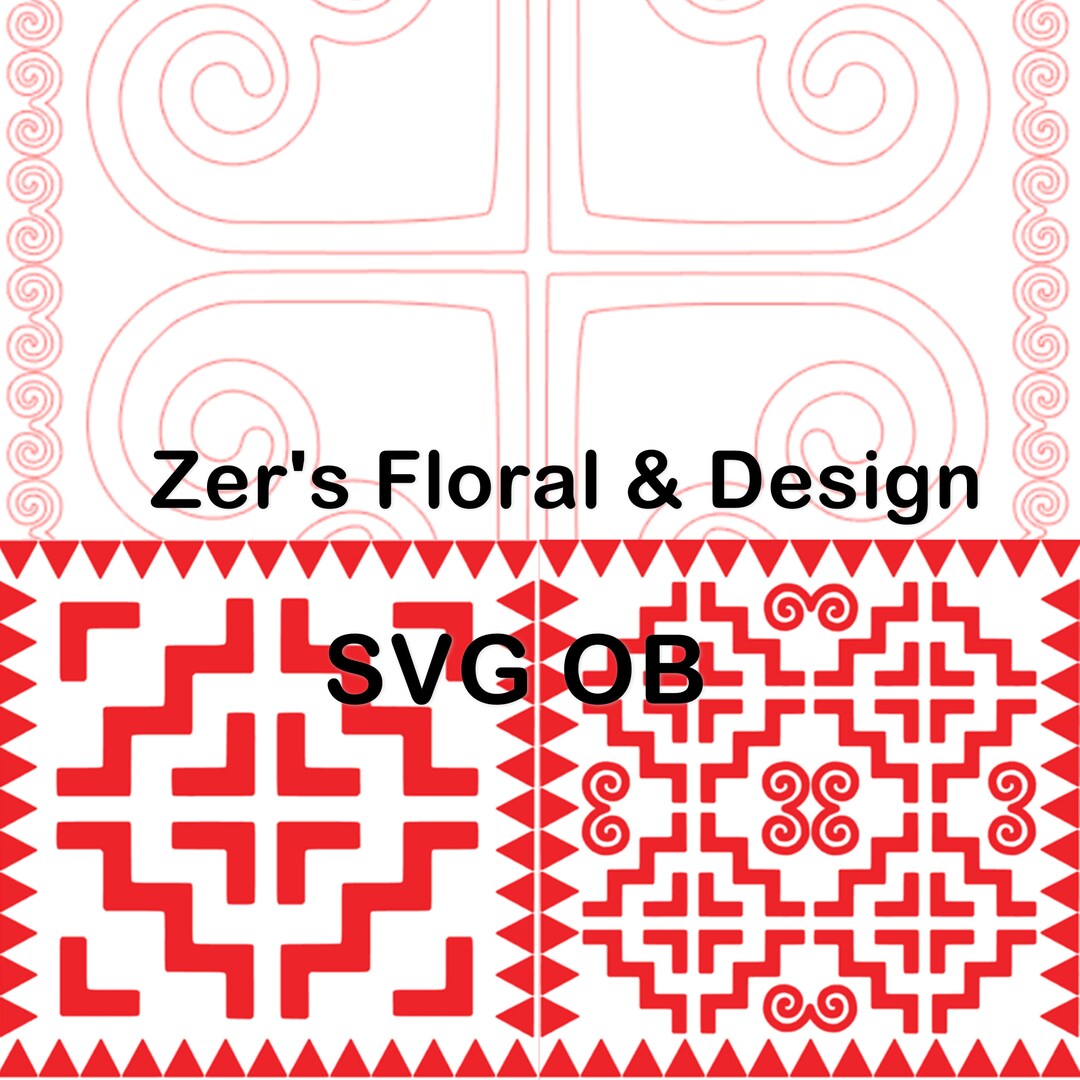 Commercial SVG OB, Hmong House, Snail, Heart, Digital, SVG, Design ...